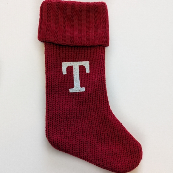 Target | Holiday | Target Wonder Shop Red Knit Letter T Christmas ...